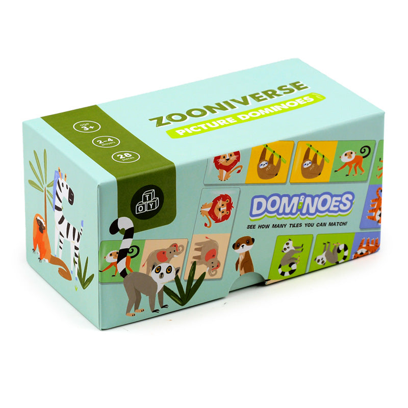 Zooniverse Zoo Animals Kids Dominoes Set – My Happy Moments