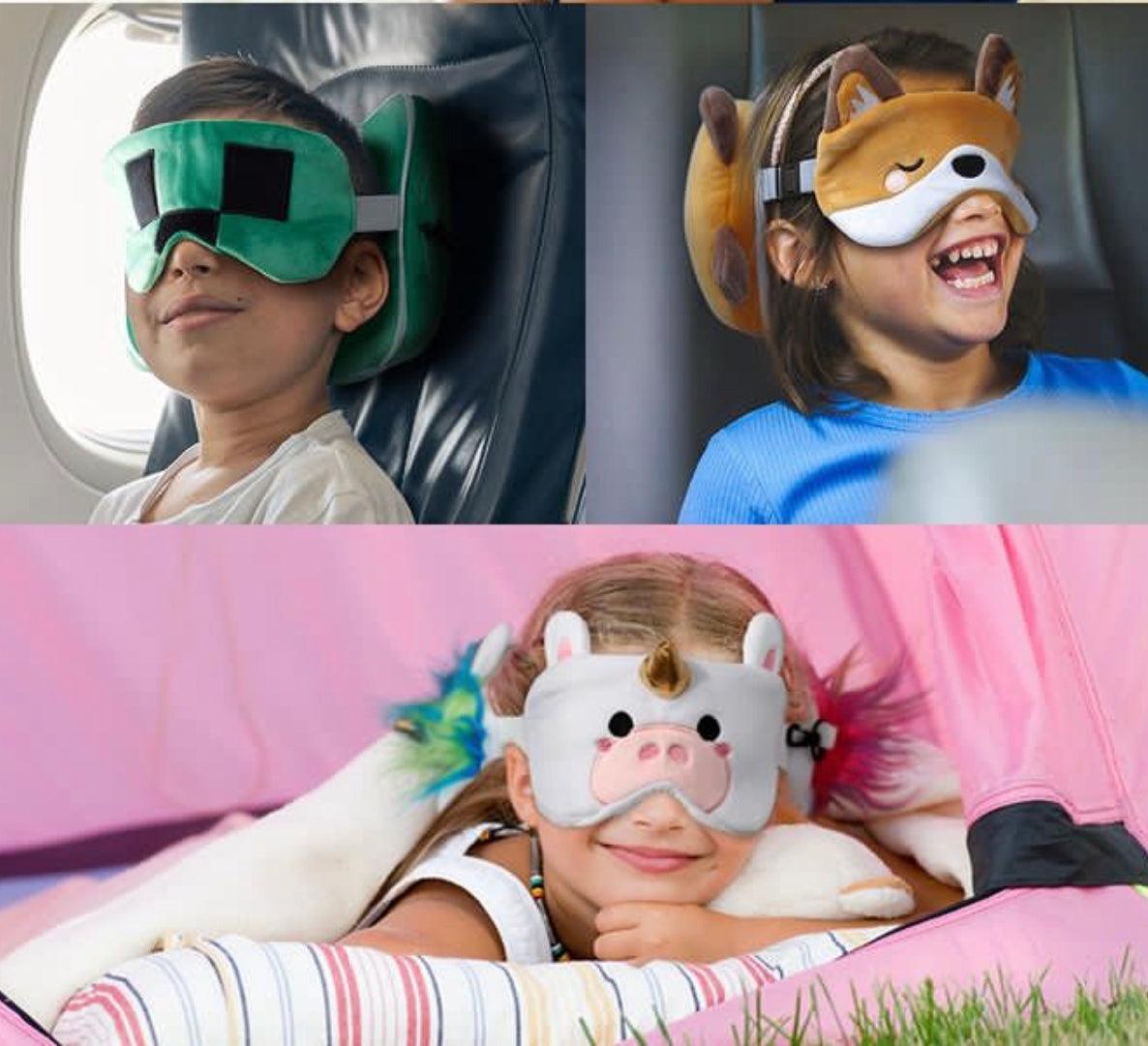 Novelty Travel Pillows For Kids | Relaxeazzz Travel Pillow Eye Mask Set ...