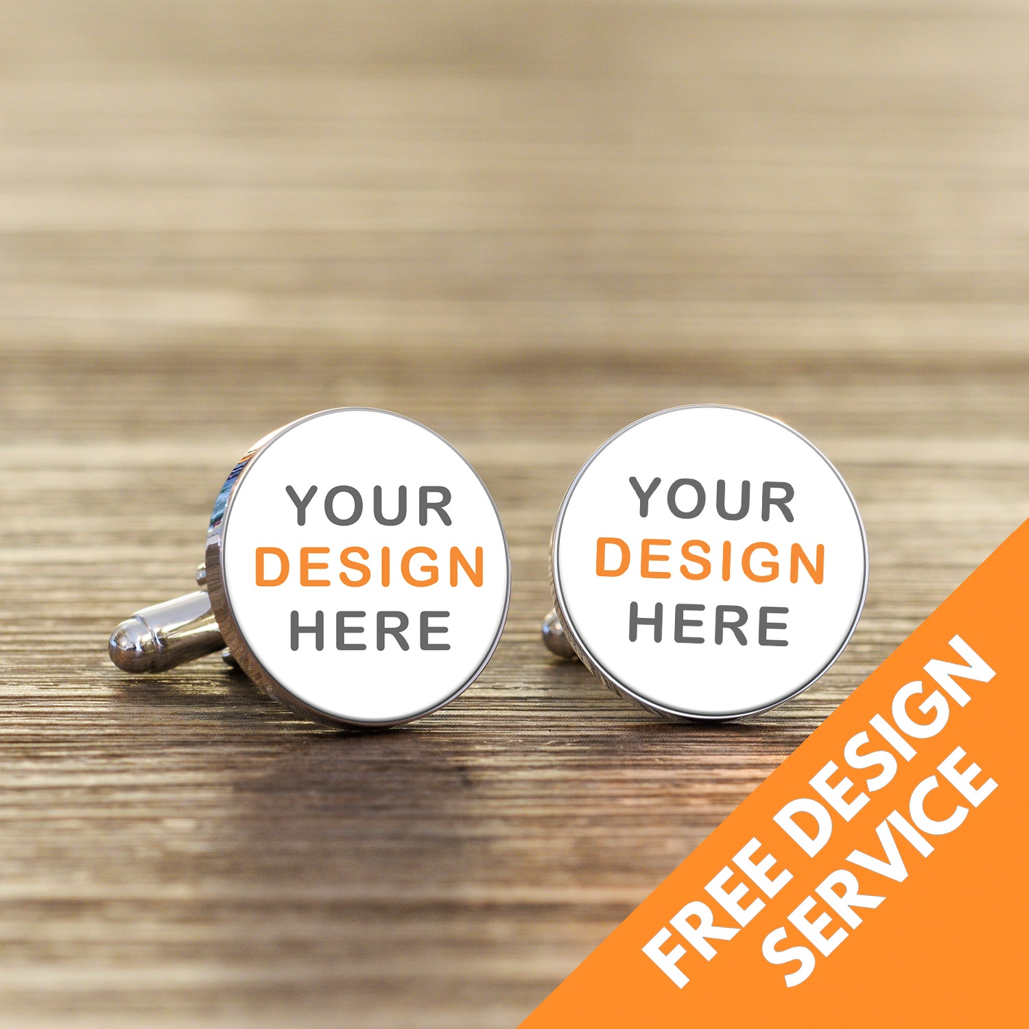 Bespoke Corporate Logo Round Cufflinks – My Happy Moments