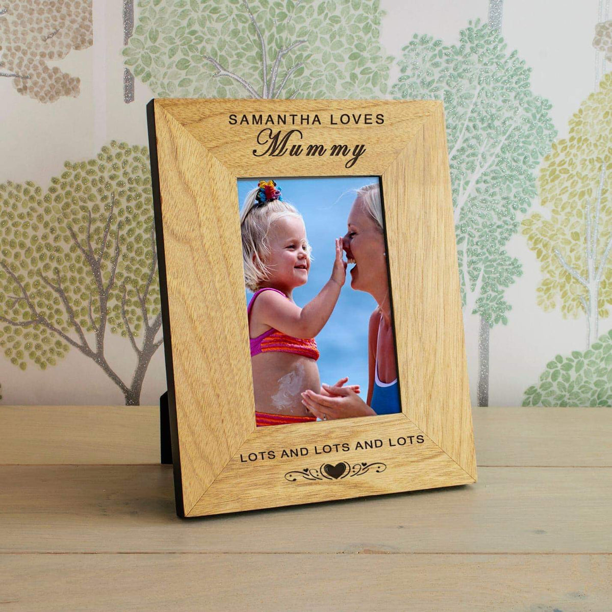 Personalised Loves Mummy Photo Frame