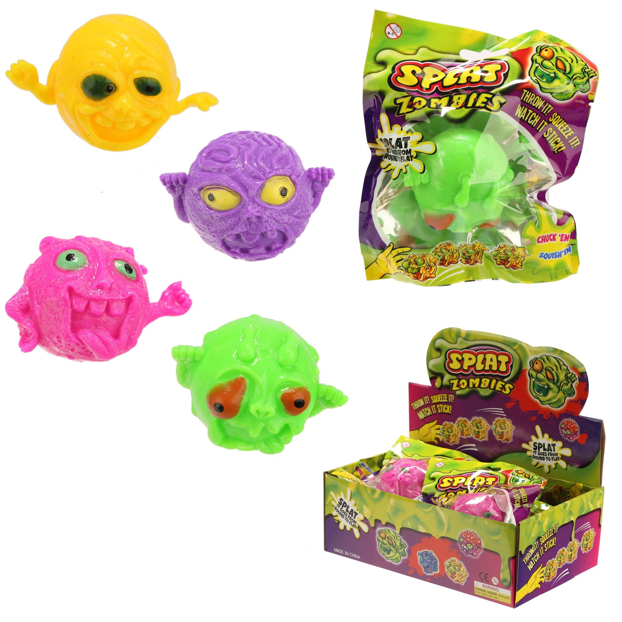 Splat Zombie Monster Ball Toy – My Happy Moments